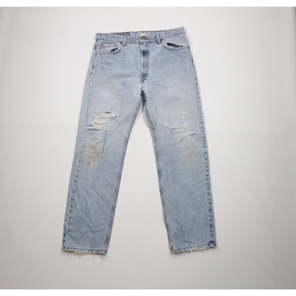 Levi's | Jeans | Vintage 9s Levis 505 Mens 36x30 Thrashed Regular ...